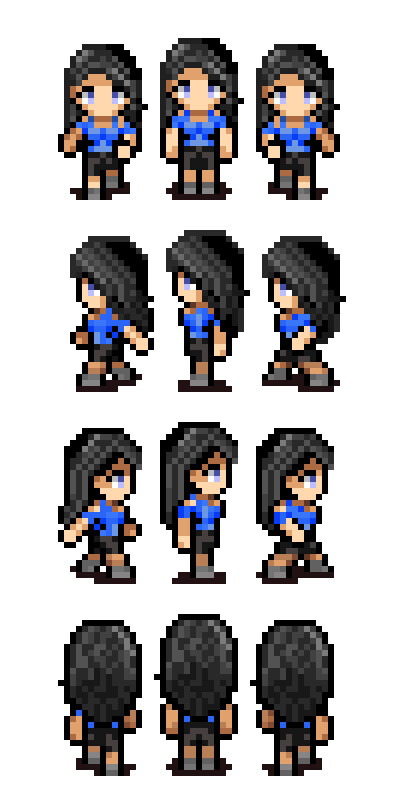 ArtStation - Fiona Sprite for my Game Project