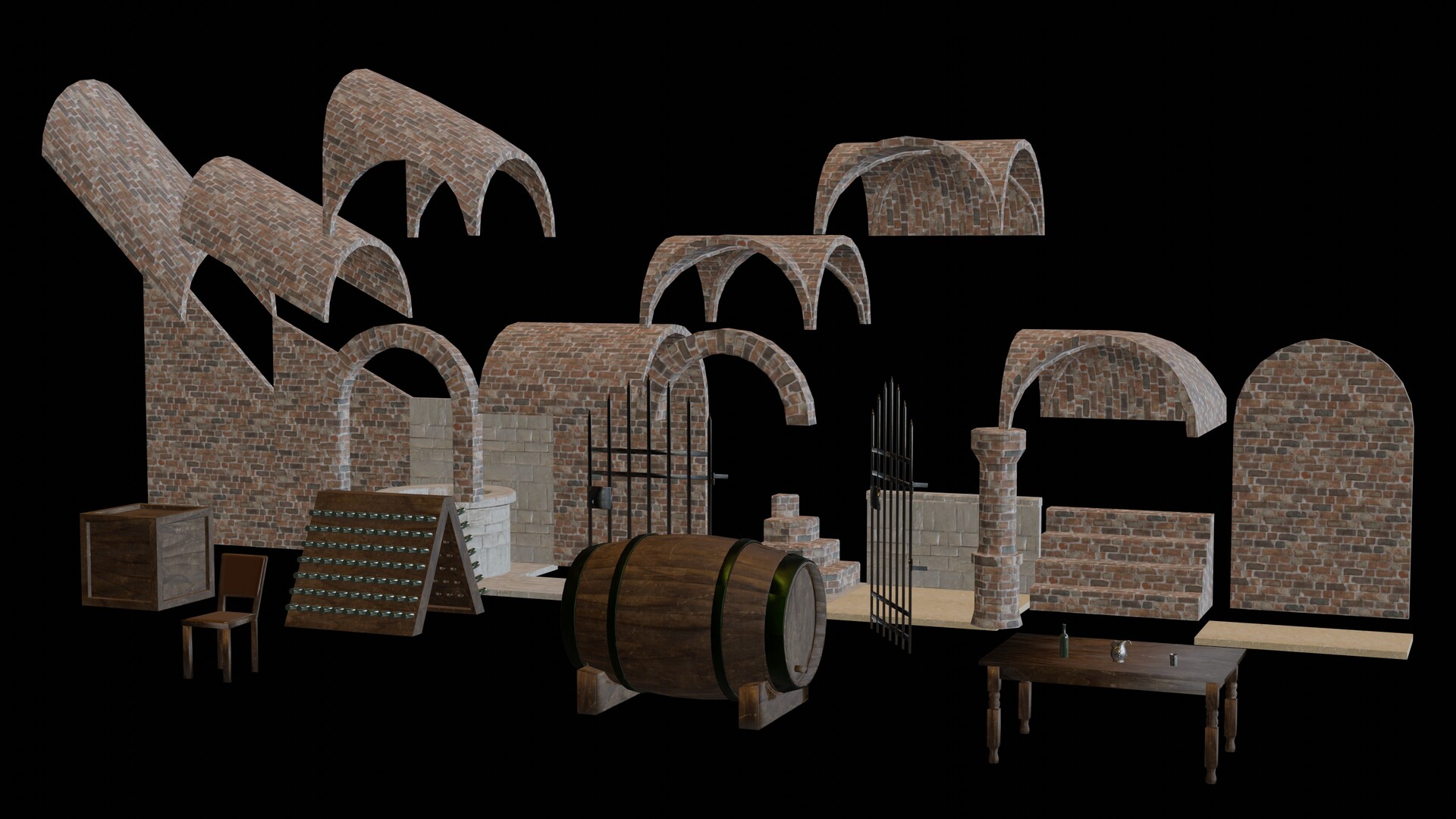 ArtStation - Wine Cellar Modular