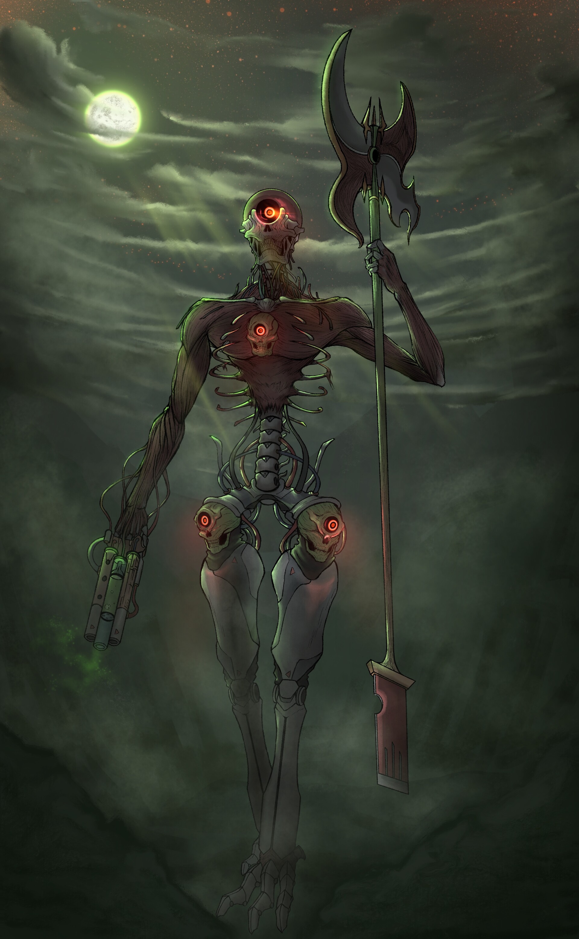 ArtStation - Sci-fi horror Illustration