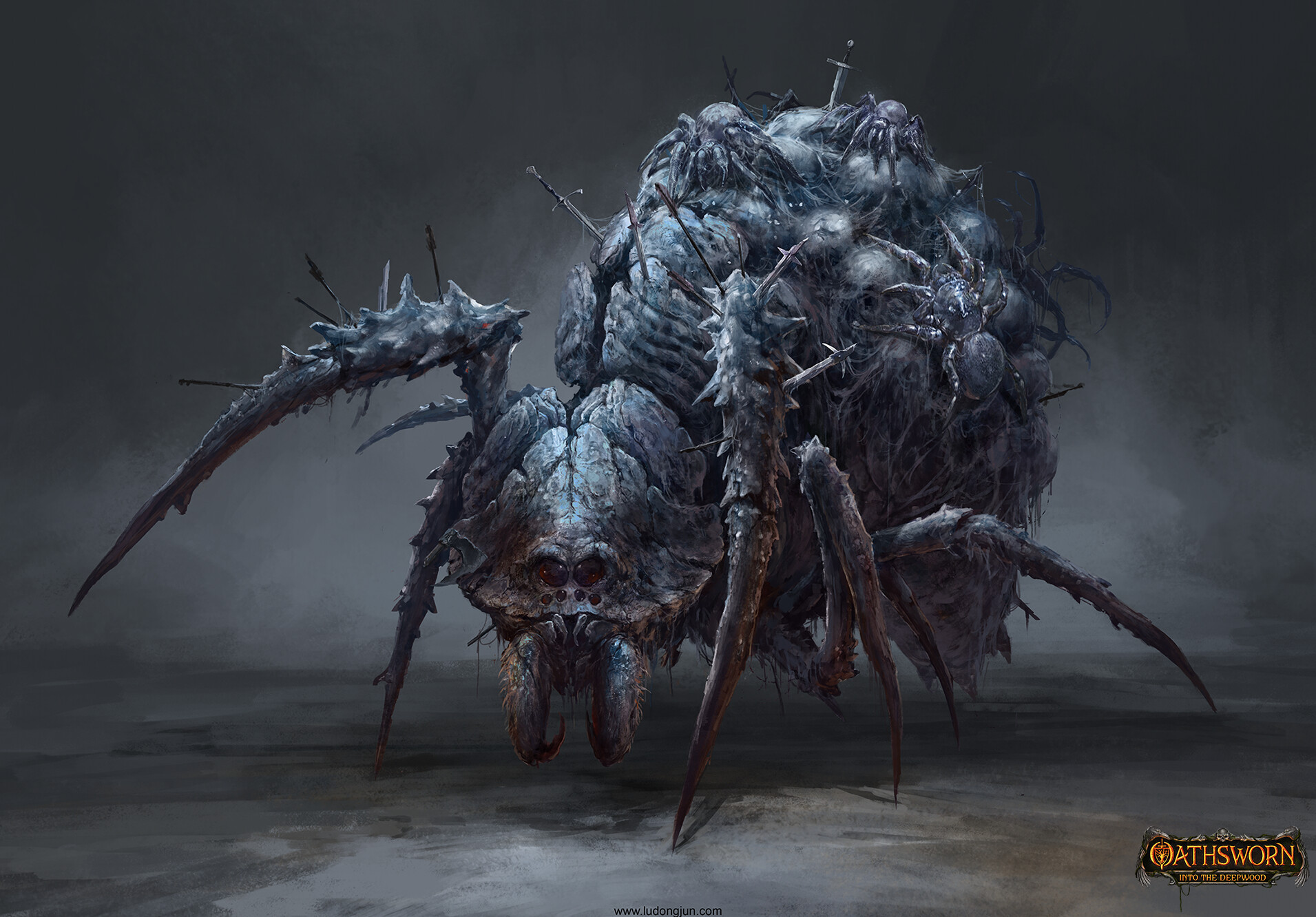 Russell Dongjun Lu - Ancient Spider Creature Design