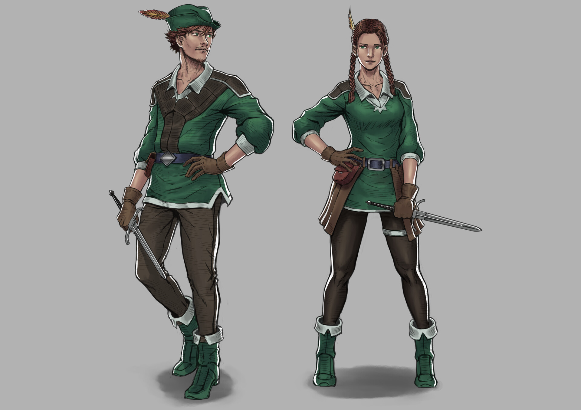 ArtStation - Character Design : Thief.