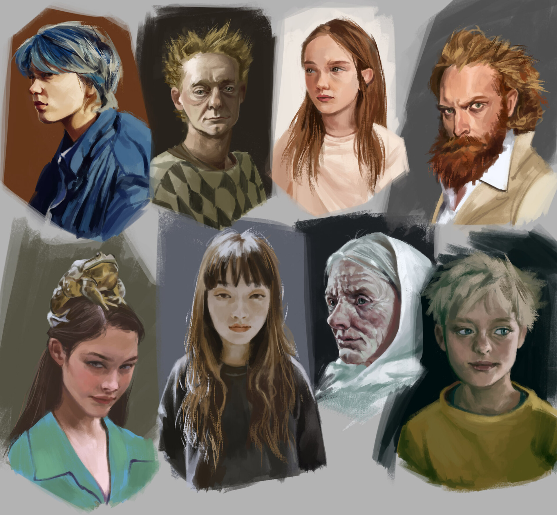 ArtStation - portraits study