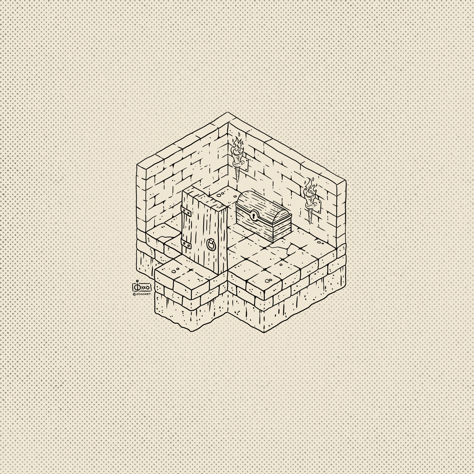 Oixxo Art - Isometric Dungeon