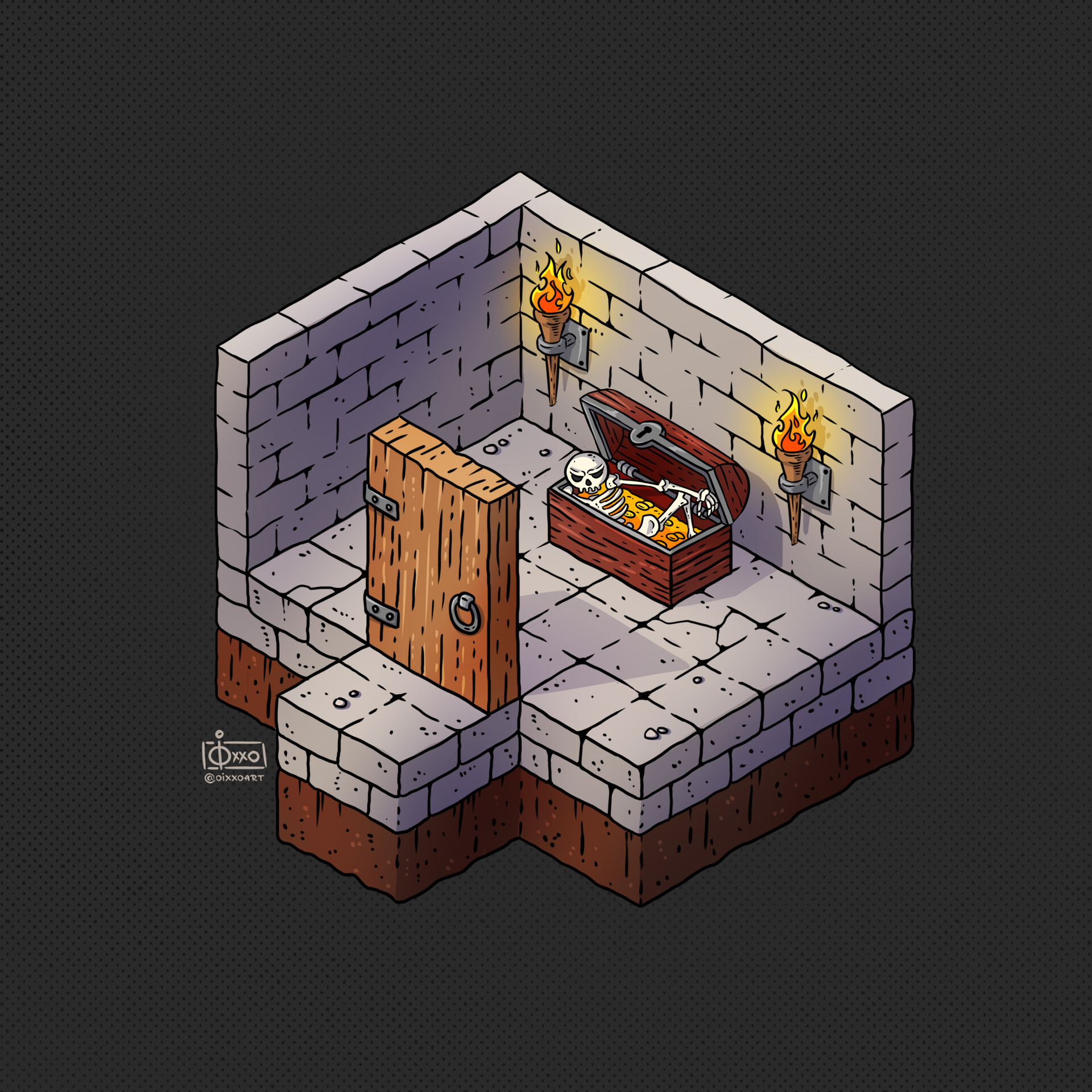 Oixxo Art - Isometric Dungeon