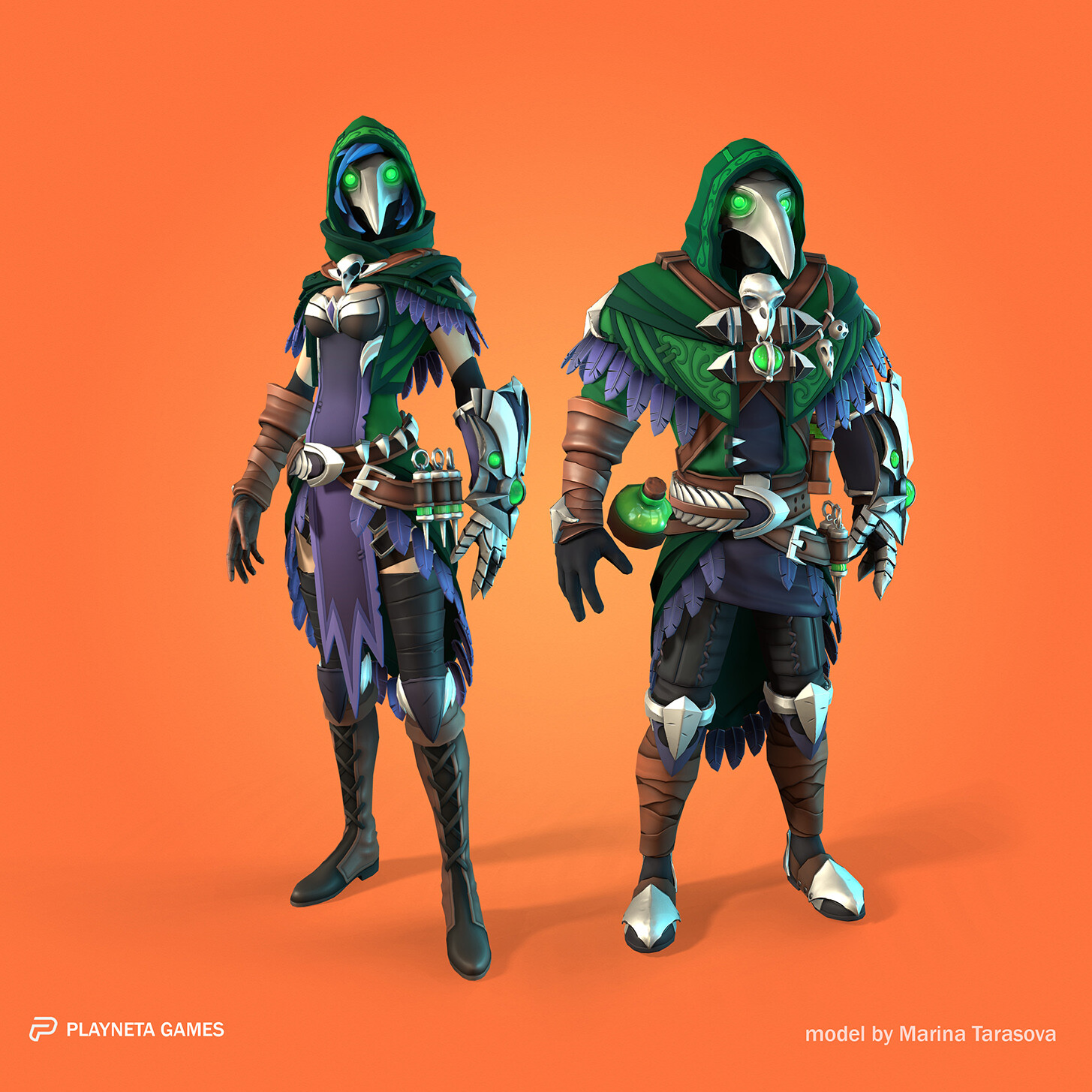 ArtStation - Plague doctor - armor set