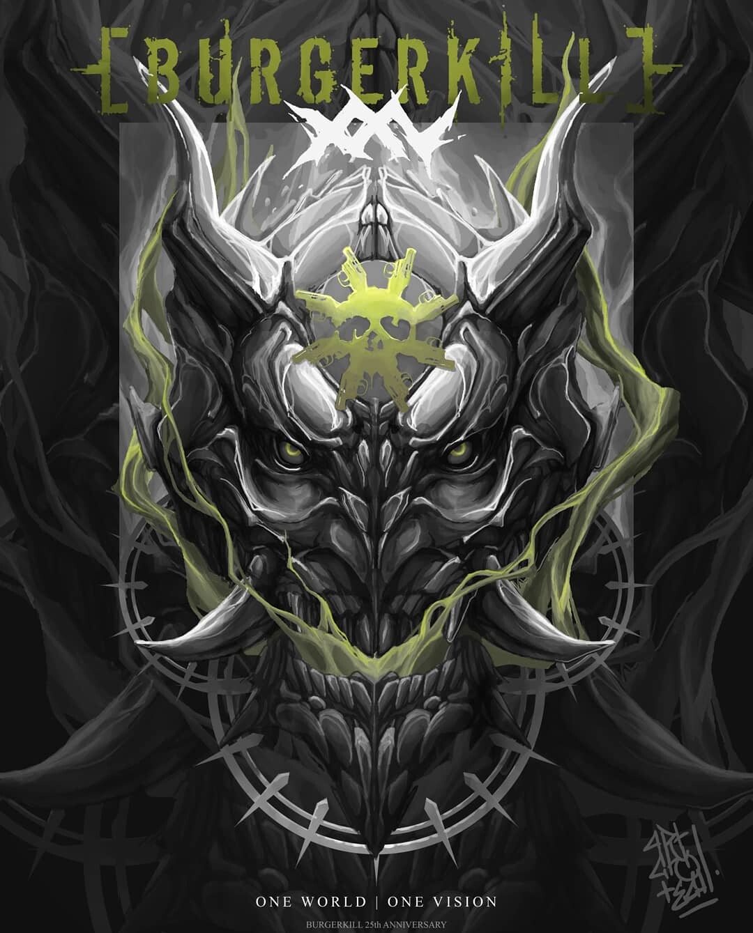 ArtStation - Burgerkill "one world - one vision"