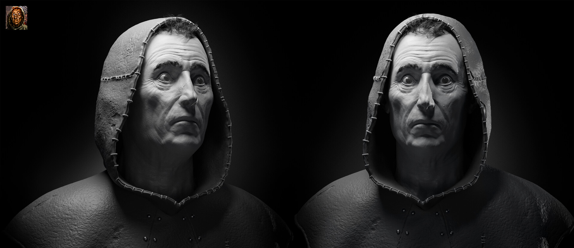 ArtStation - HoMM3 Cuthbert sculpt