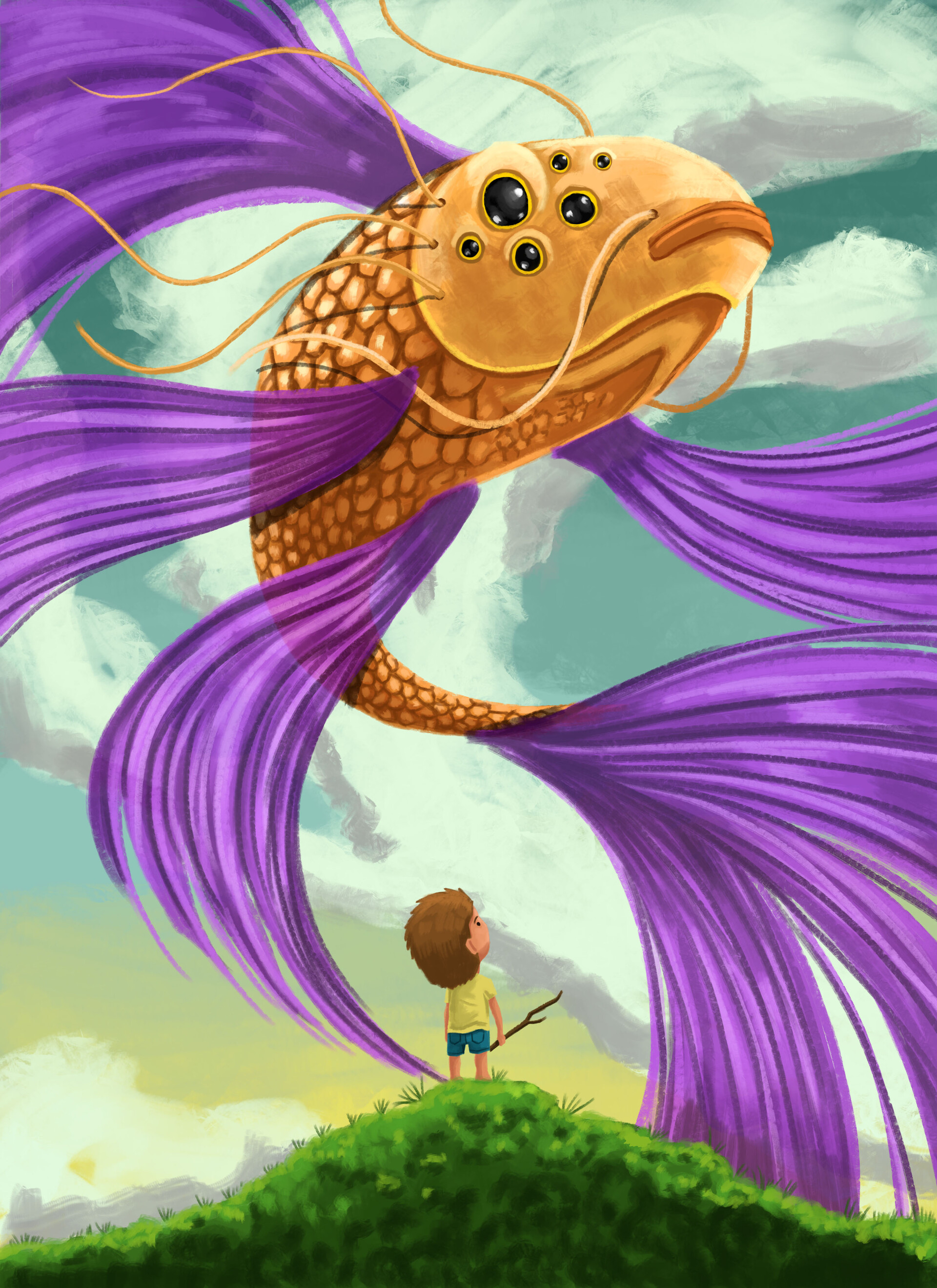 ArtStation - Golden fish