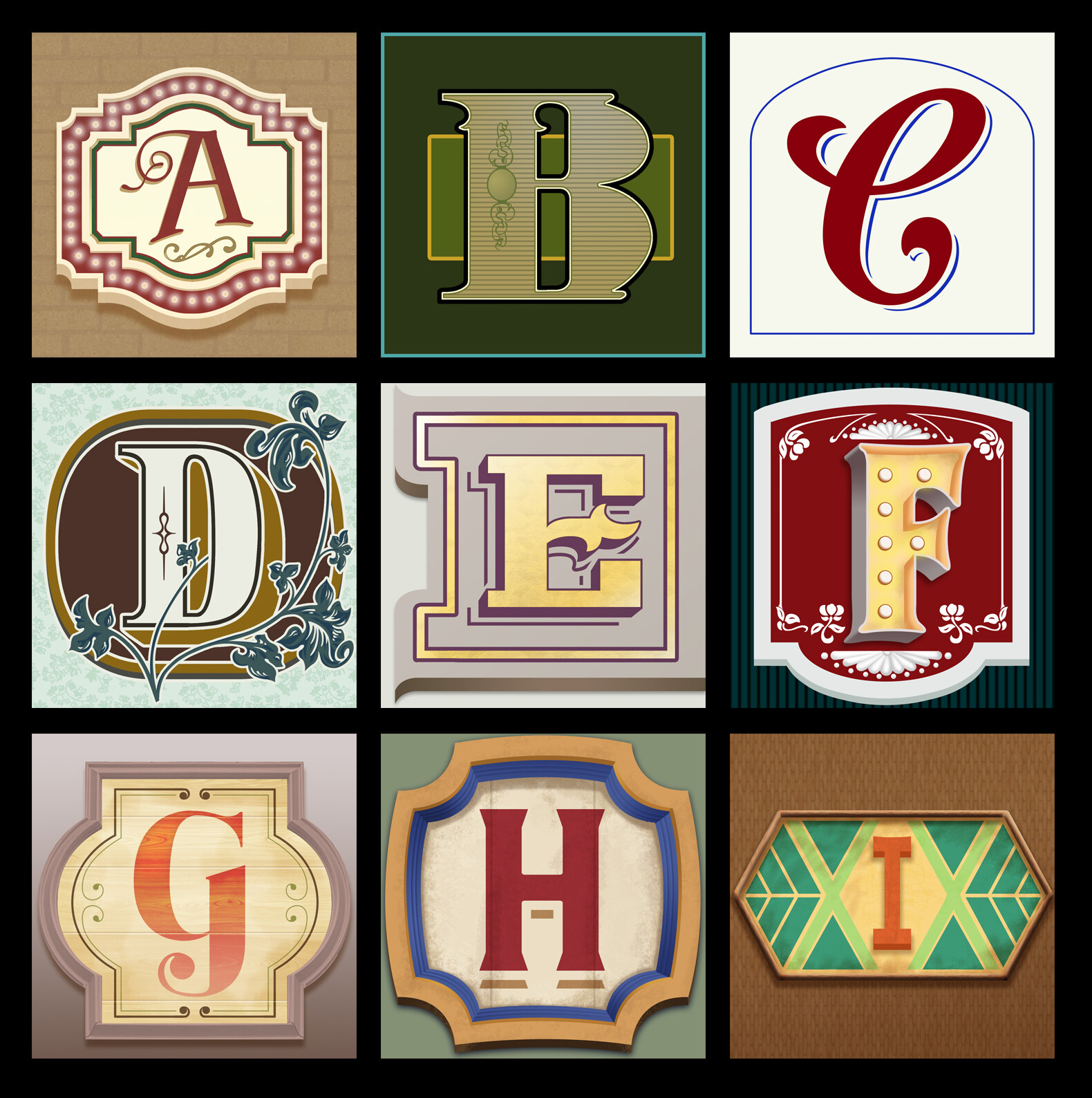 Ian Bourgault - Typography Board