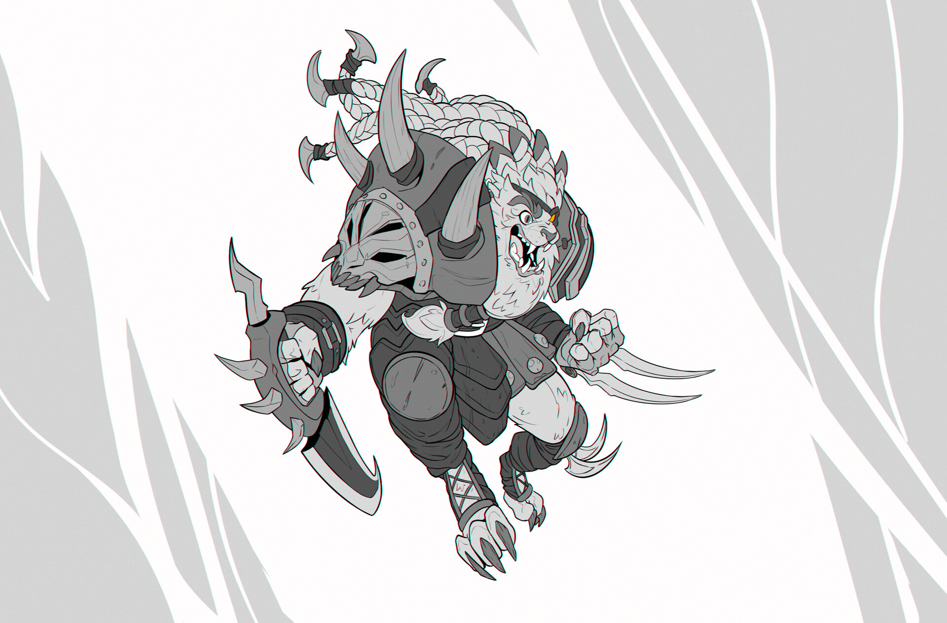 how to draw league of legends rengar