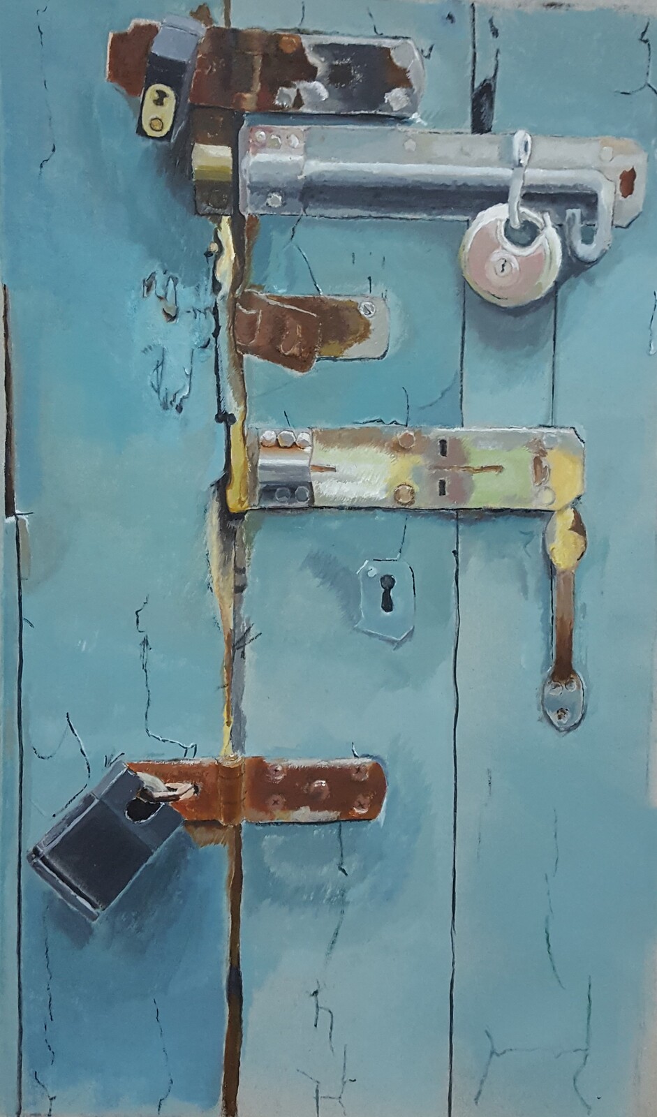 Zoe Magee - Traditional Locks Painting Selection
