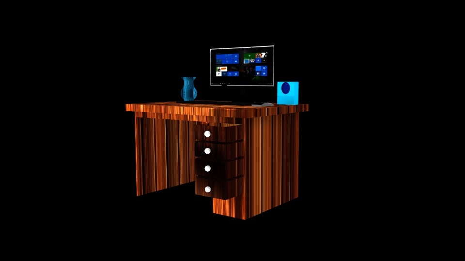 ArtStation - 3D Computer Table