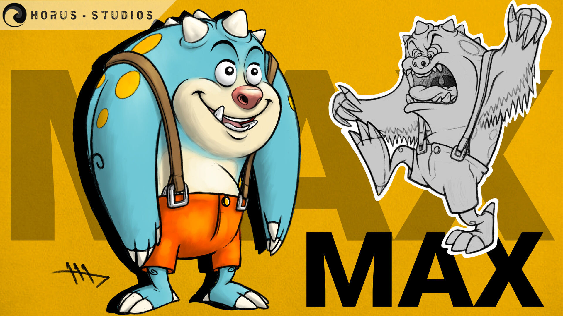 ArtStation - MAX - The Cute Monster