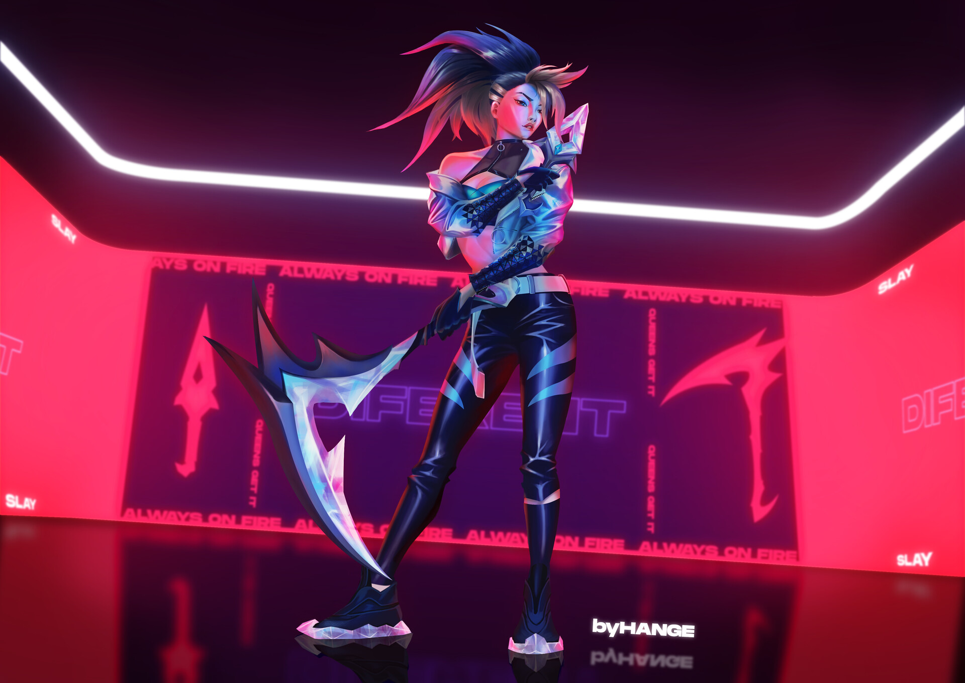 ArtStation - K/DA ALLOUT akali