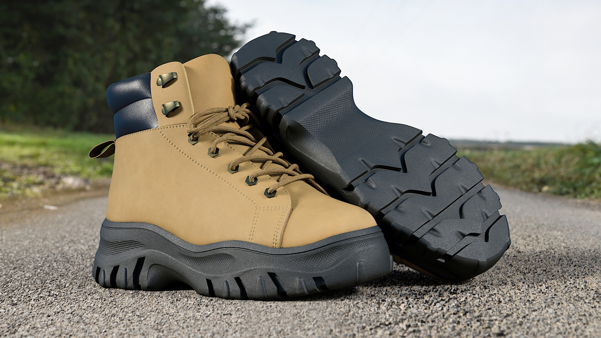 ArtStation - Realistic 3D model of Women's Boots