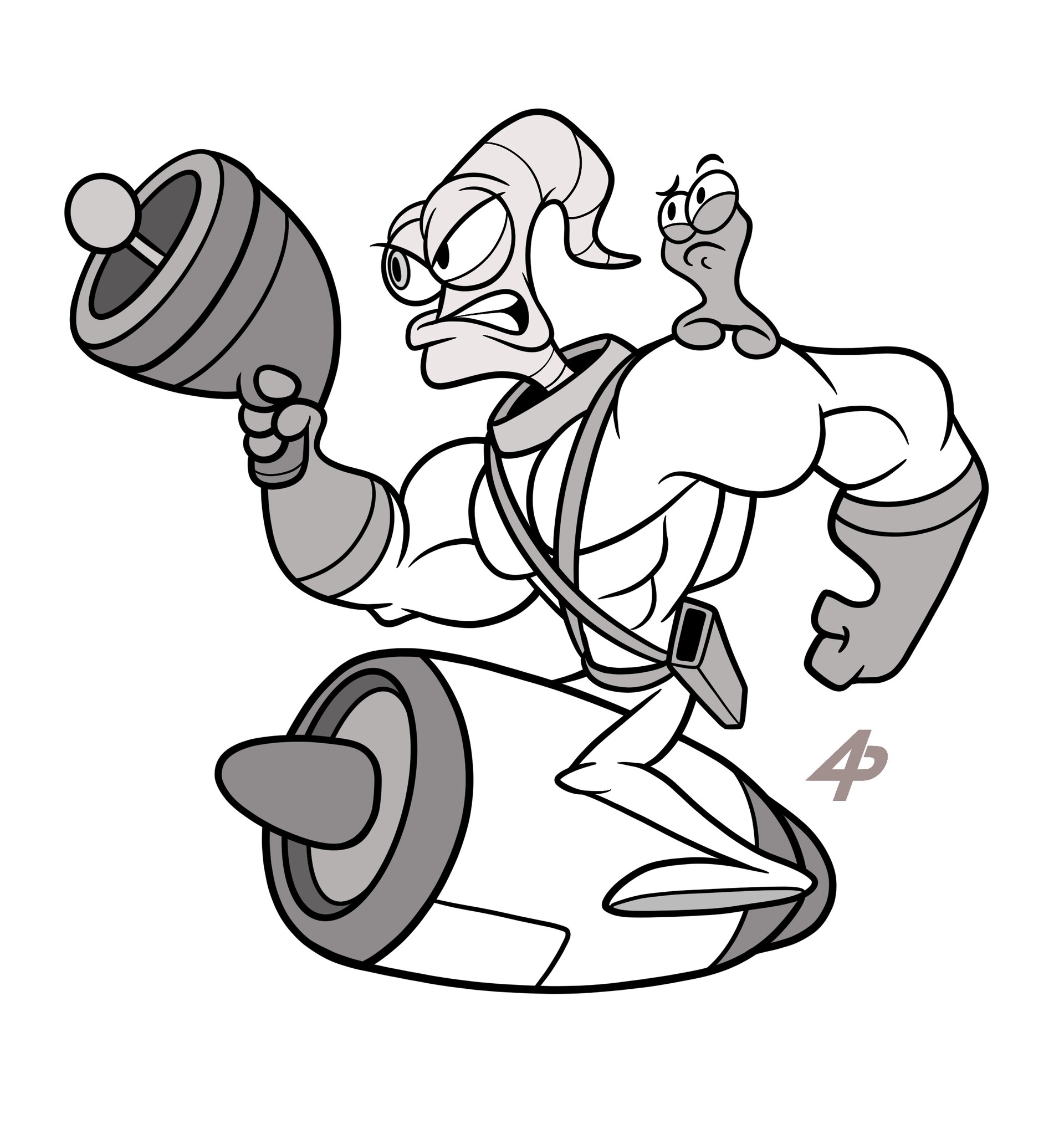 how to draw earthworm jim