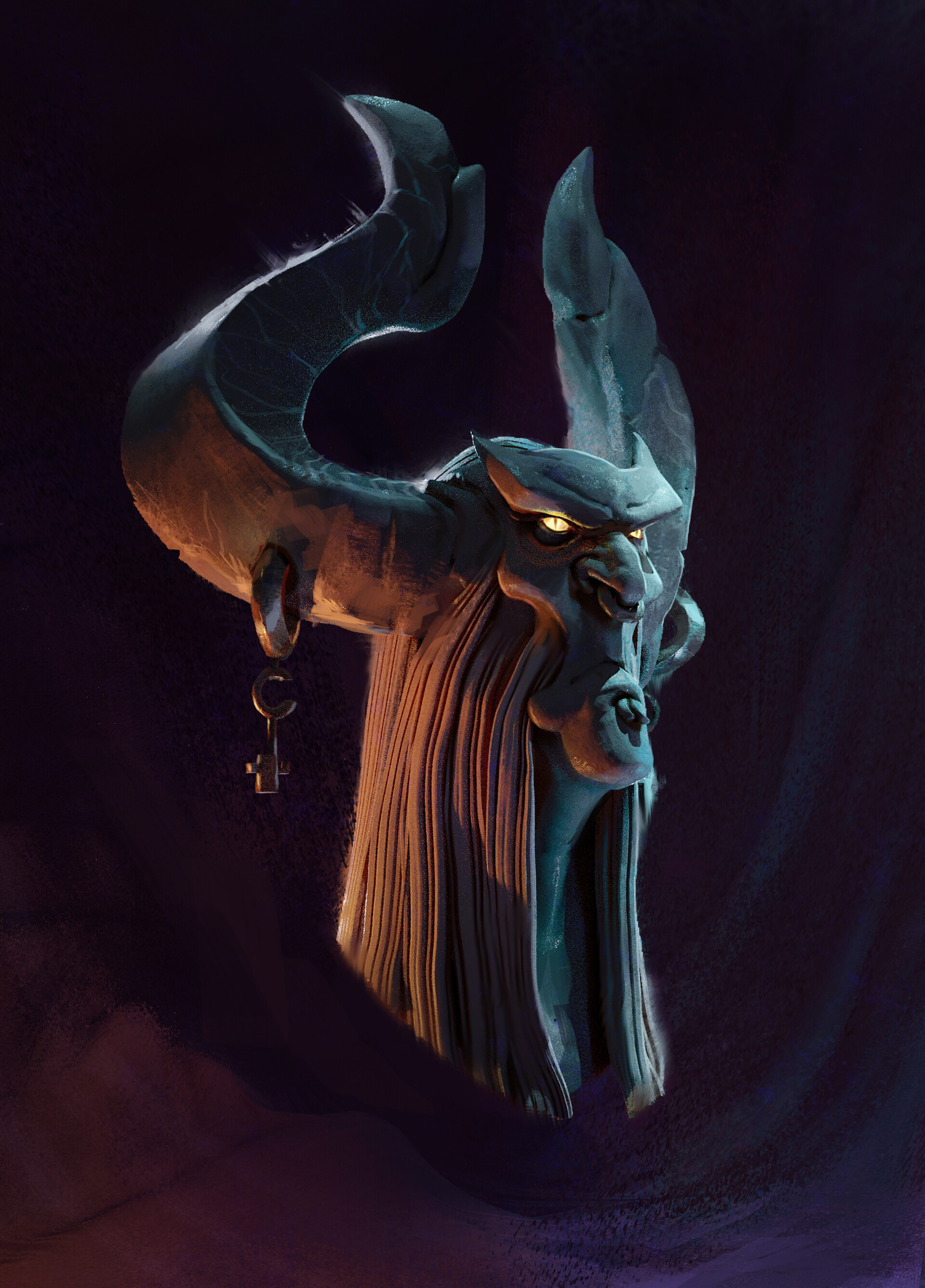ArtStation - Creature head