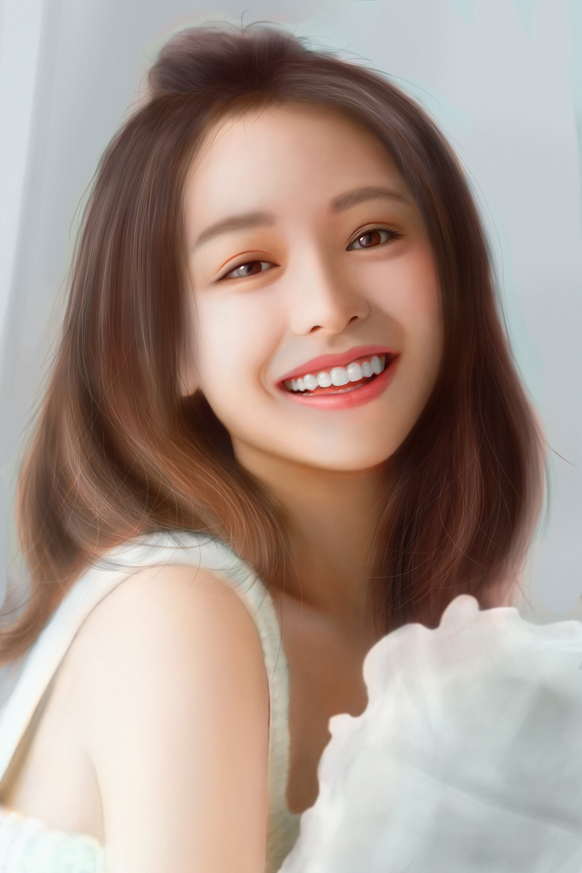 ArtStation - Smiling Girl