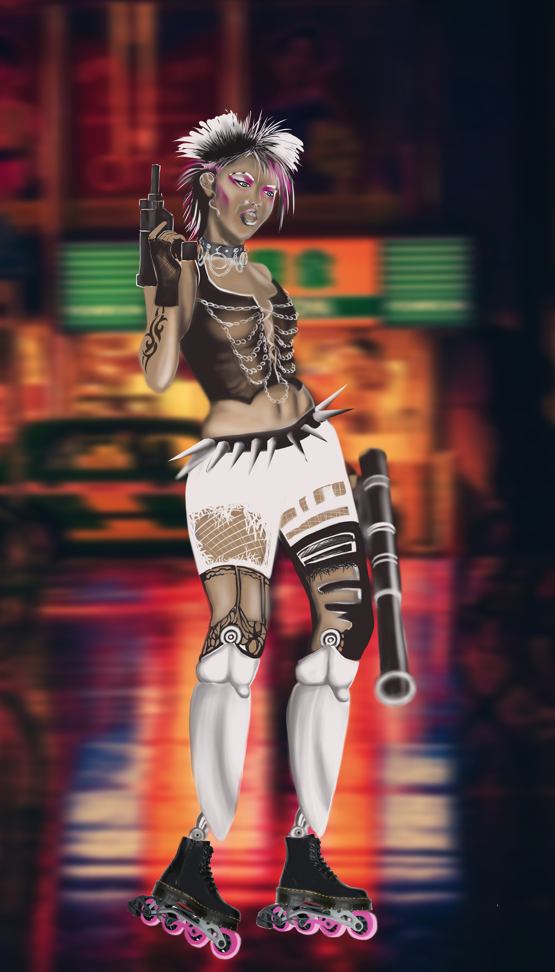 ArtStation - Punk Woman1