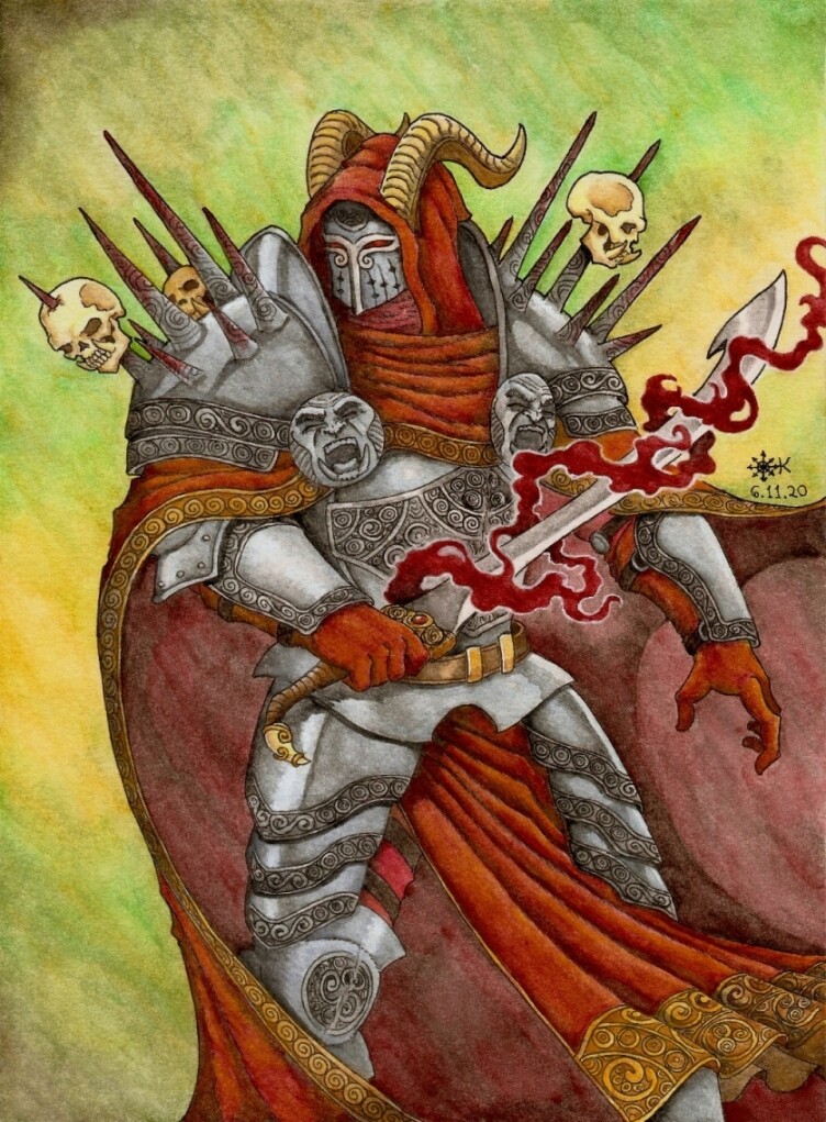 ArtStation - Sylvan god of warfare