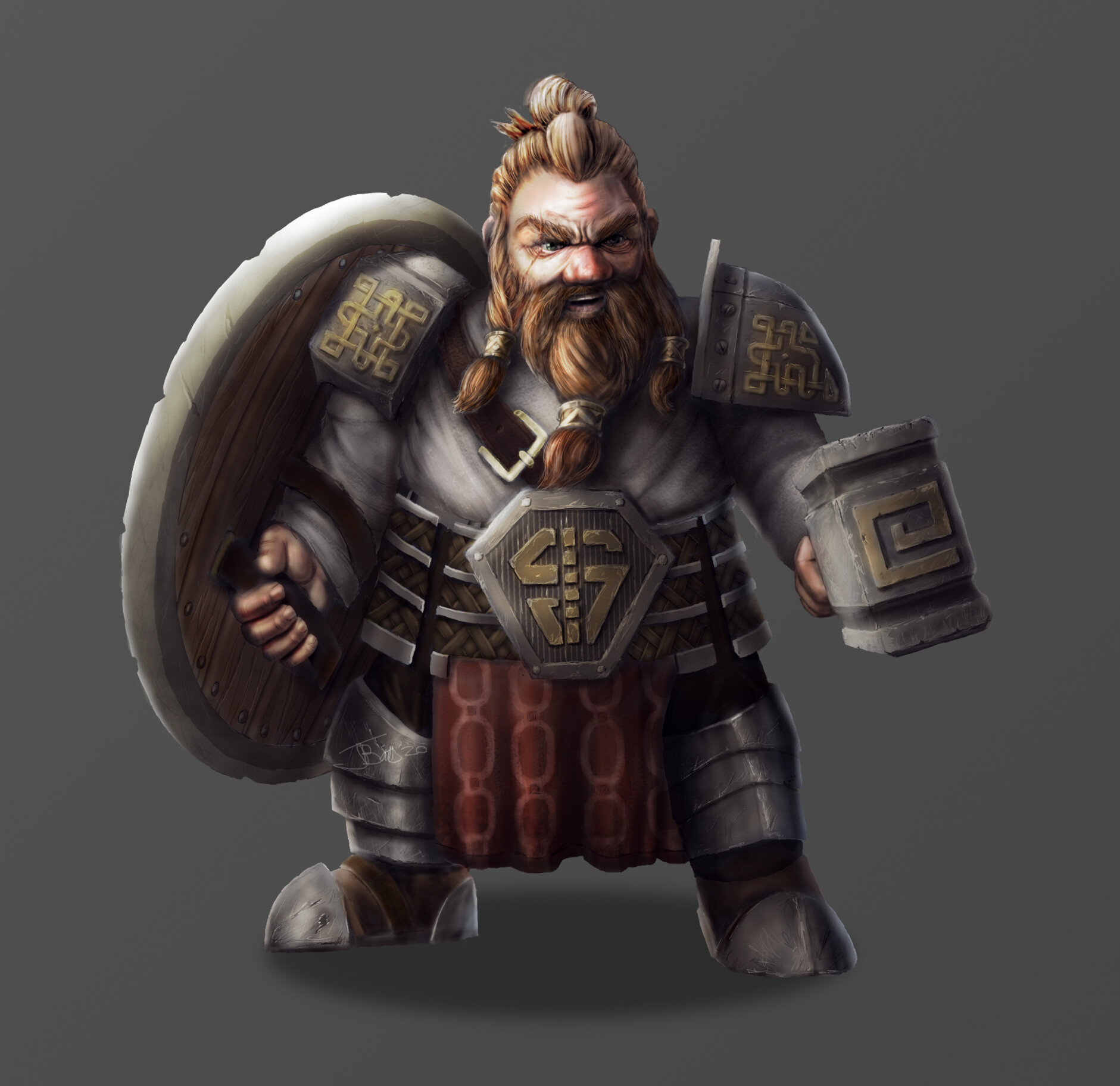 ArtStation - Dwarven Warrior
