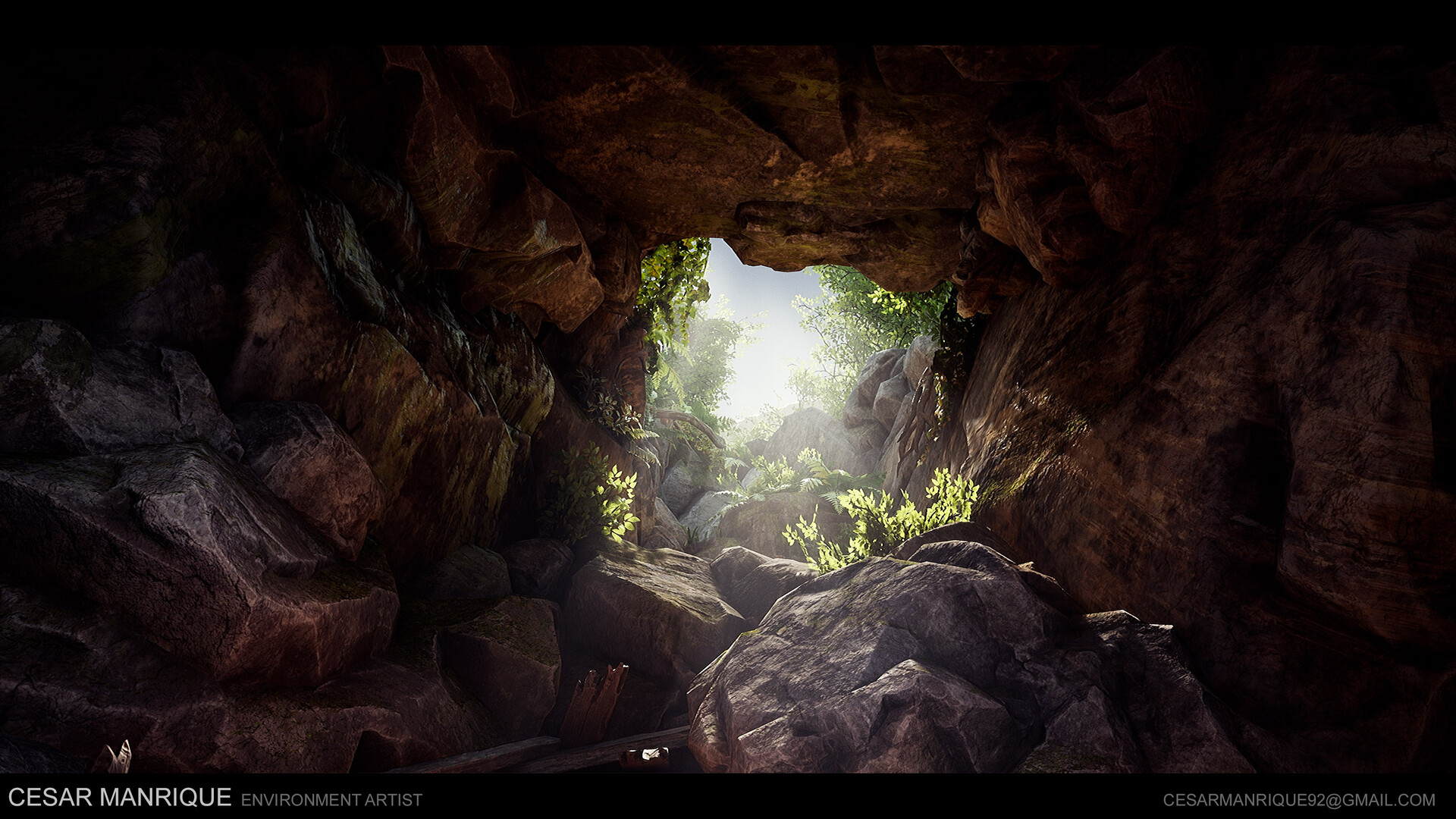 Cesar Manrique - The Cave - Unreal Engine 4