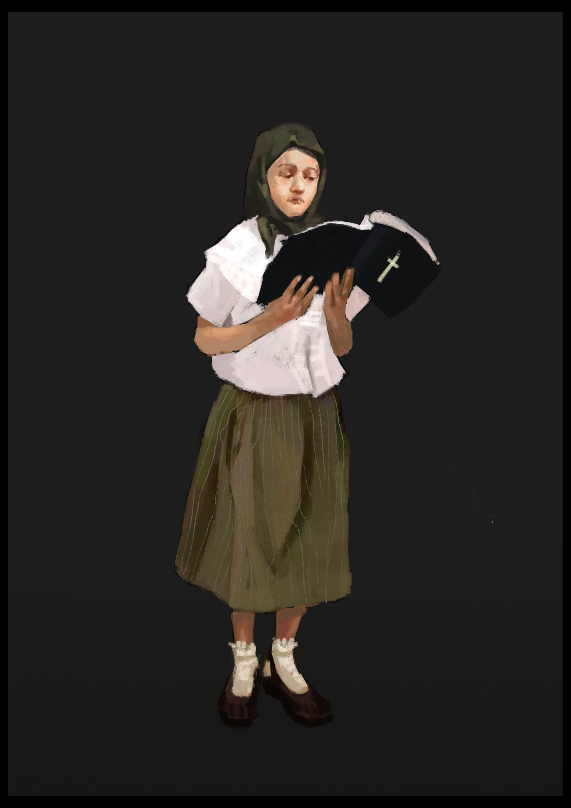 ArtStation - Pious young girl