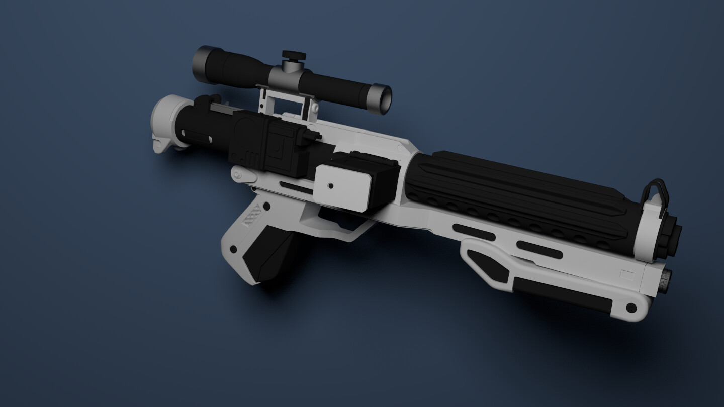 ArtStation - F11-D TK Blaster (Star Wars)