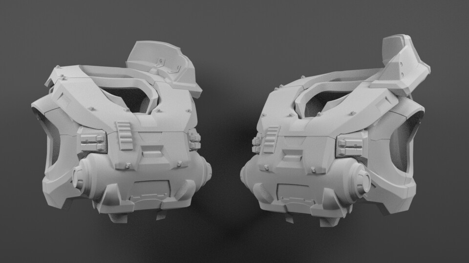 ArtStation - Jorge-52 Chest Armor and Gauntlets