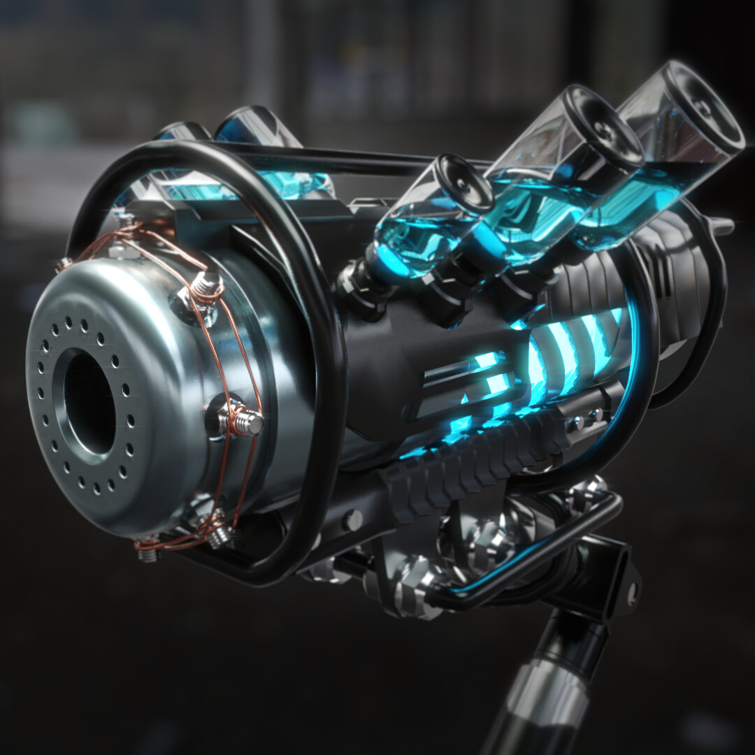 ArtStation - Sci-Fi Cannon