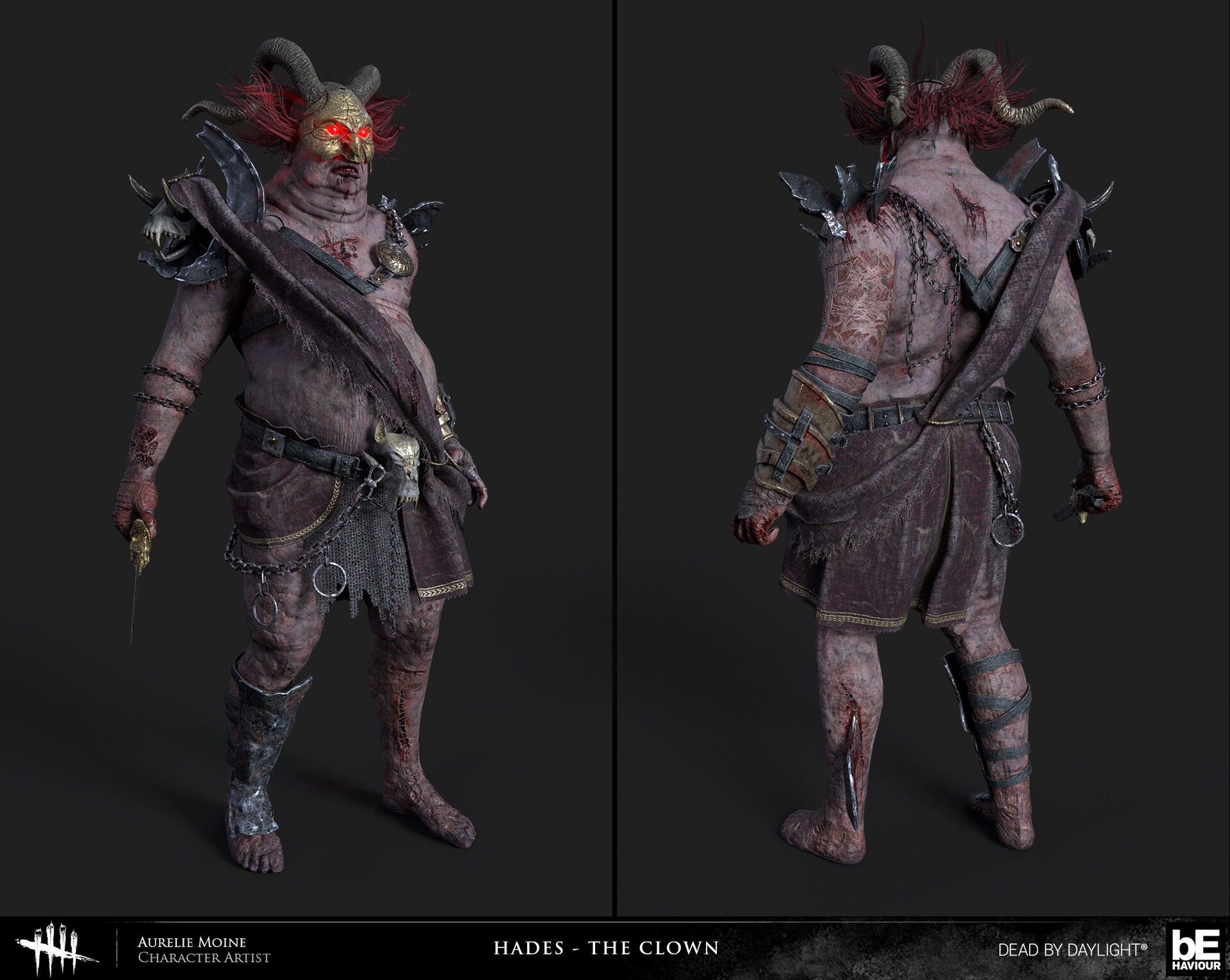 Aurelie Moine - Hades - The Clown | Dead By daylight