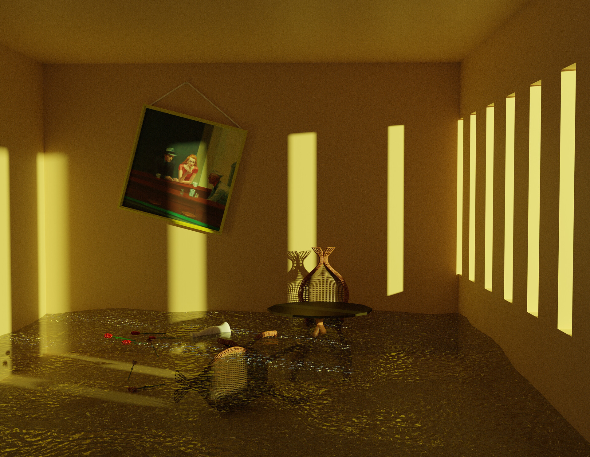 ArtStation - Sad Feelings in the Room
