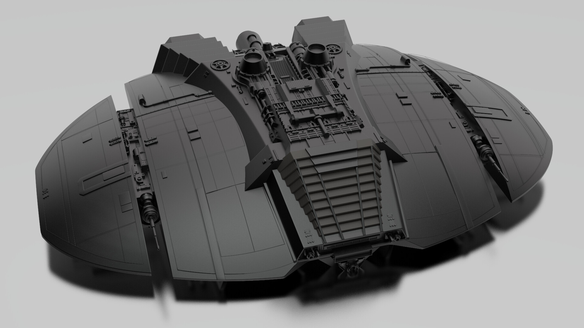 ArtStation - Cylon Raider Classic high poly model