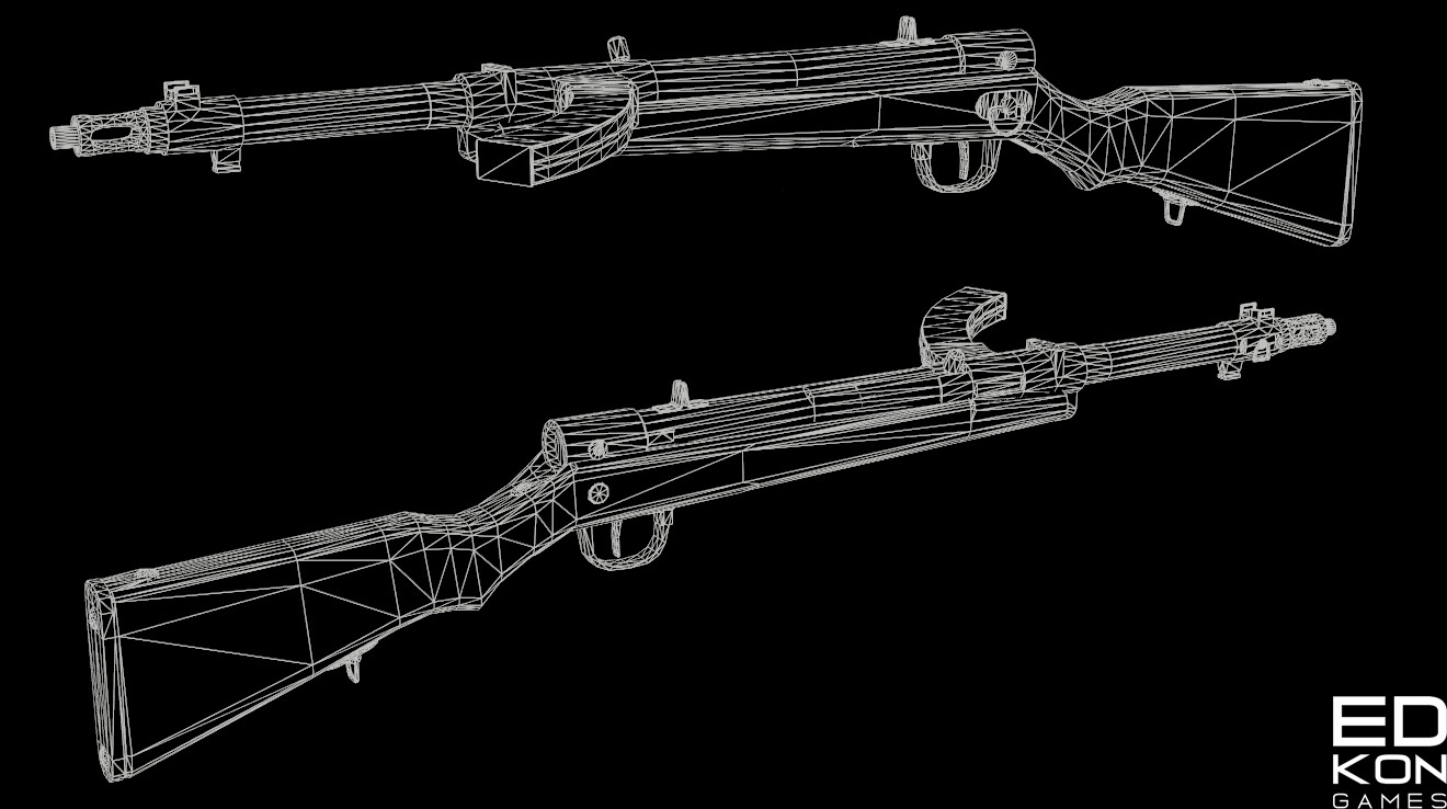 3D Artist - Type 100 Submachine Gun