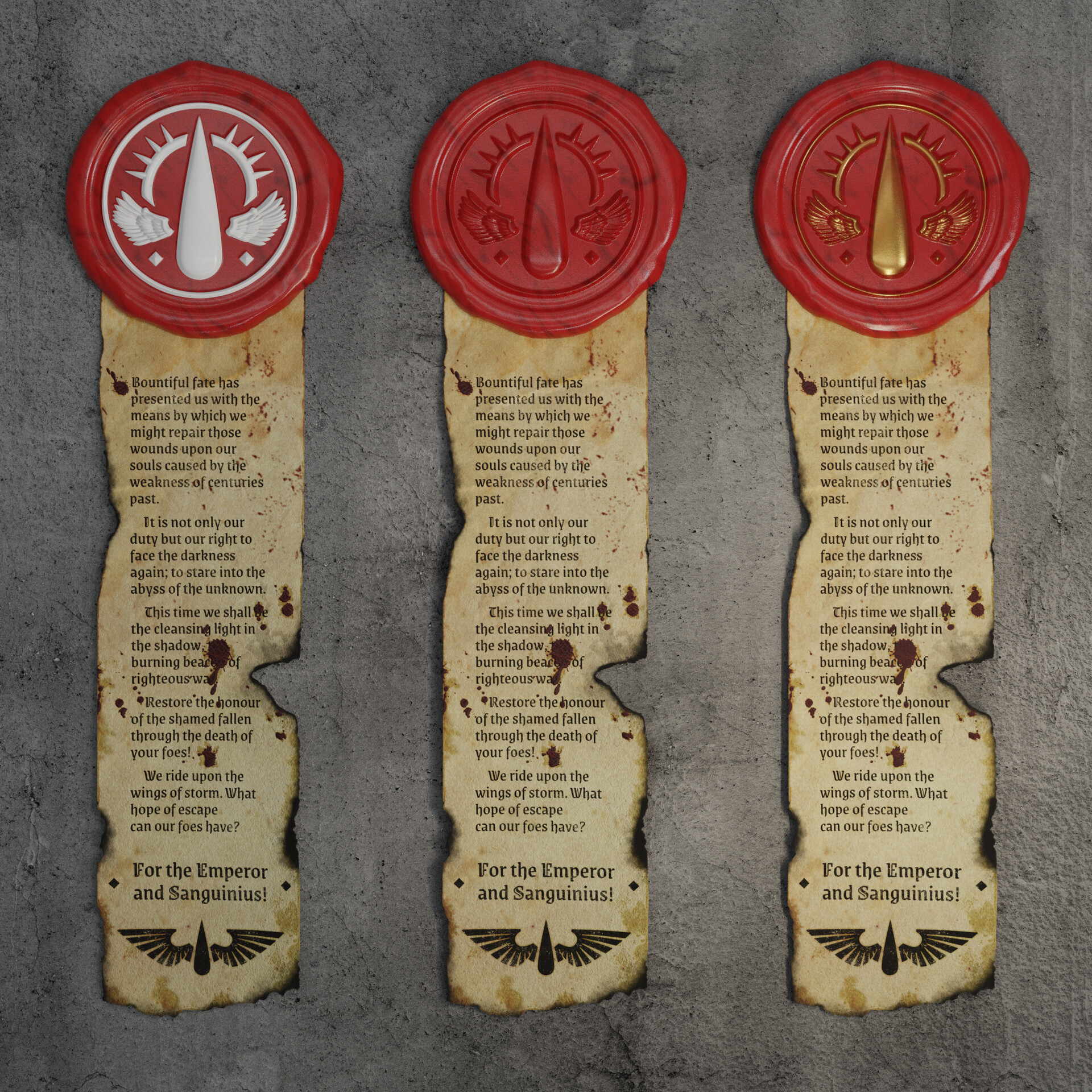 Wesley Johnson - War Hammer 40 K Purity Seal (WIP)