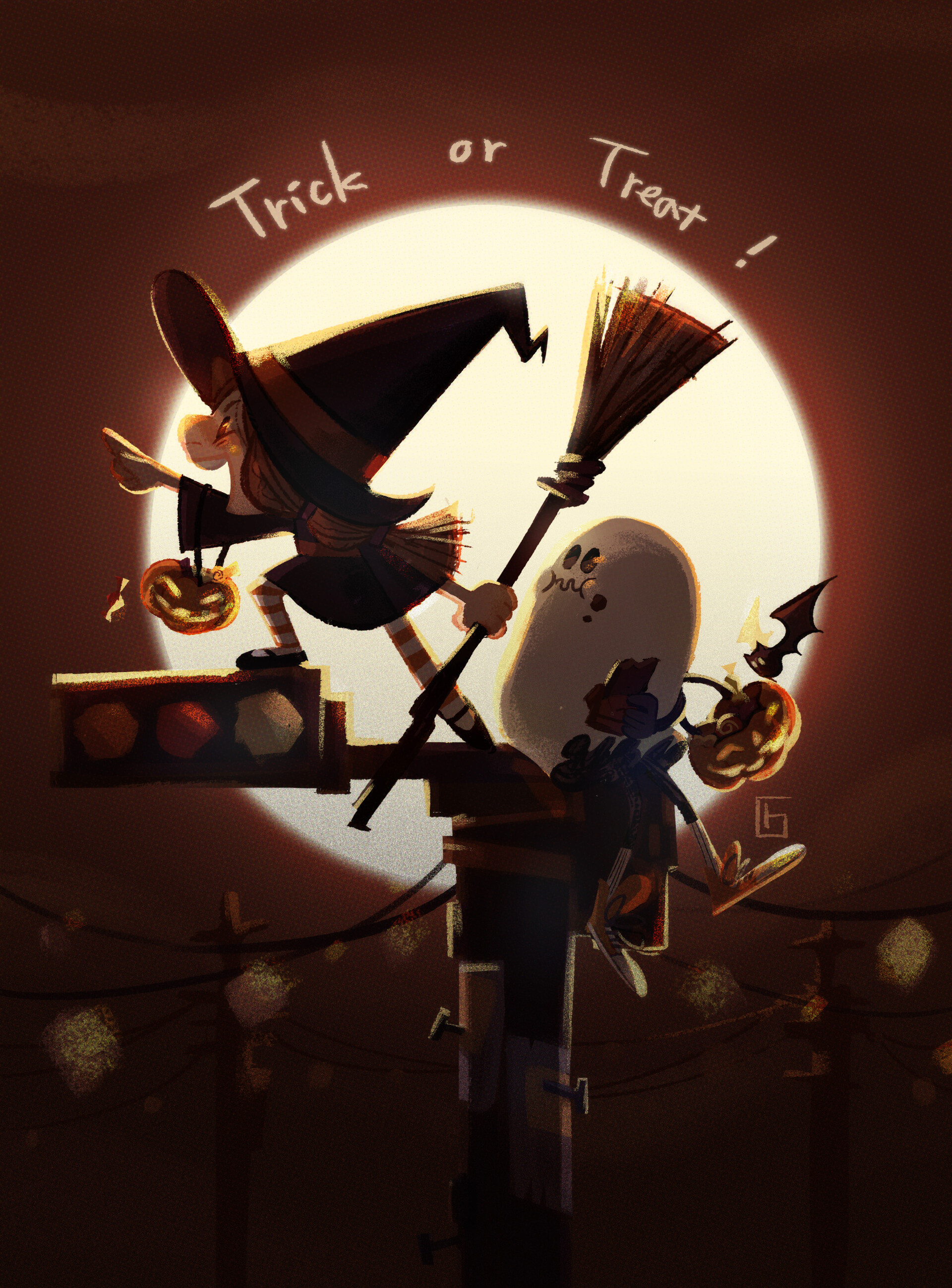 ArtStation - Happy Halloween! trick to treat!
