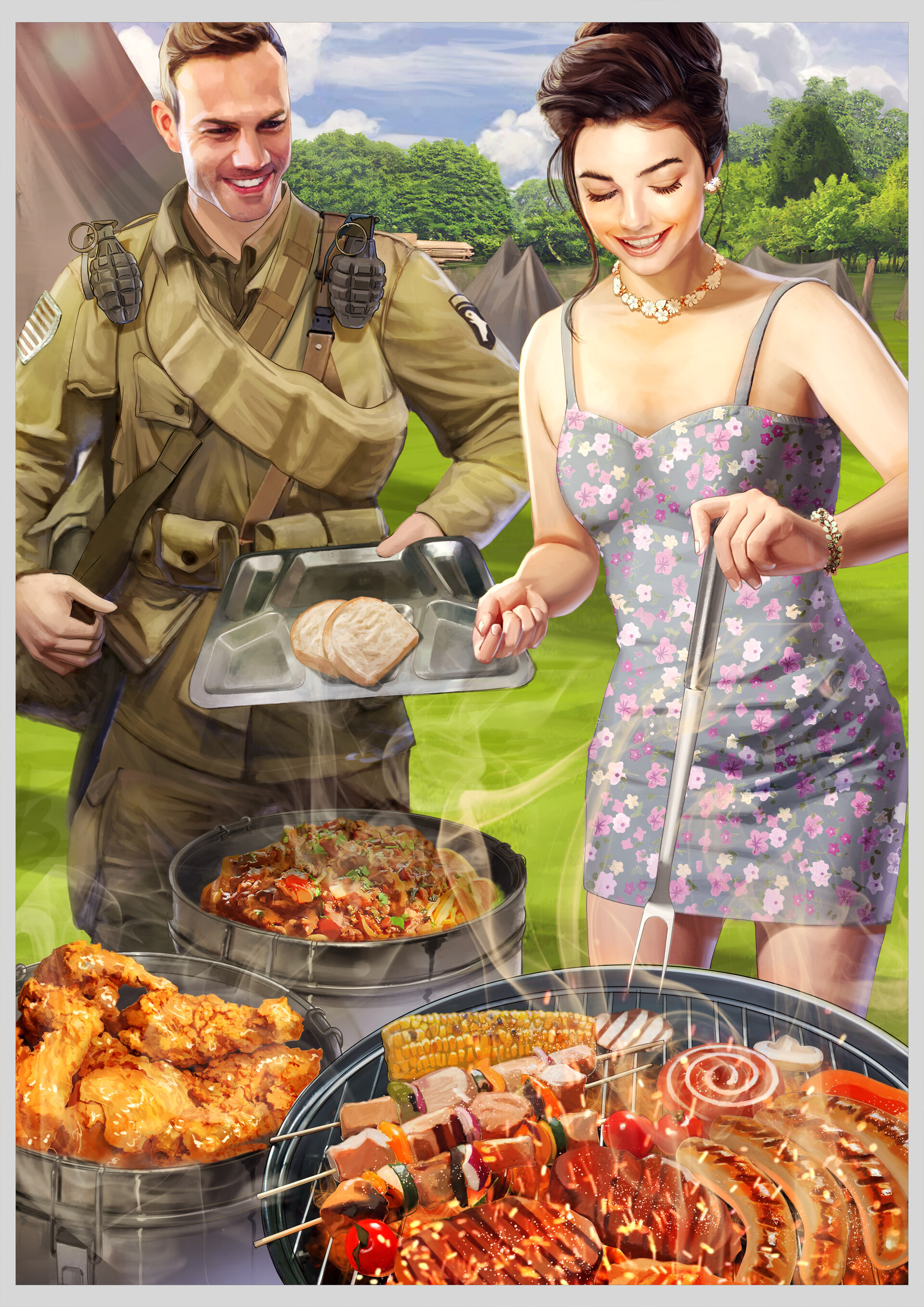 ArtStation - WW2 Pinup Girl