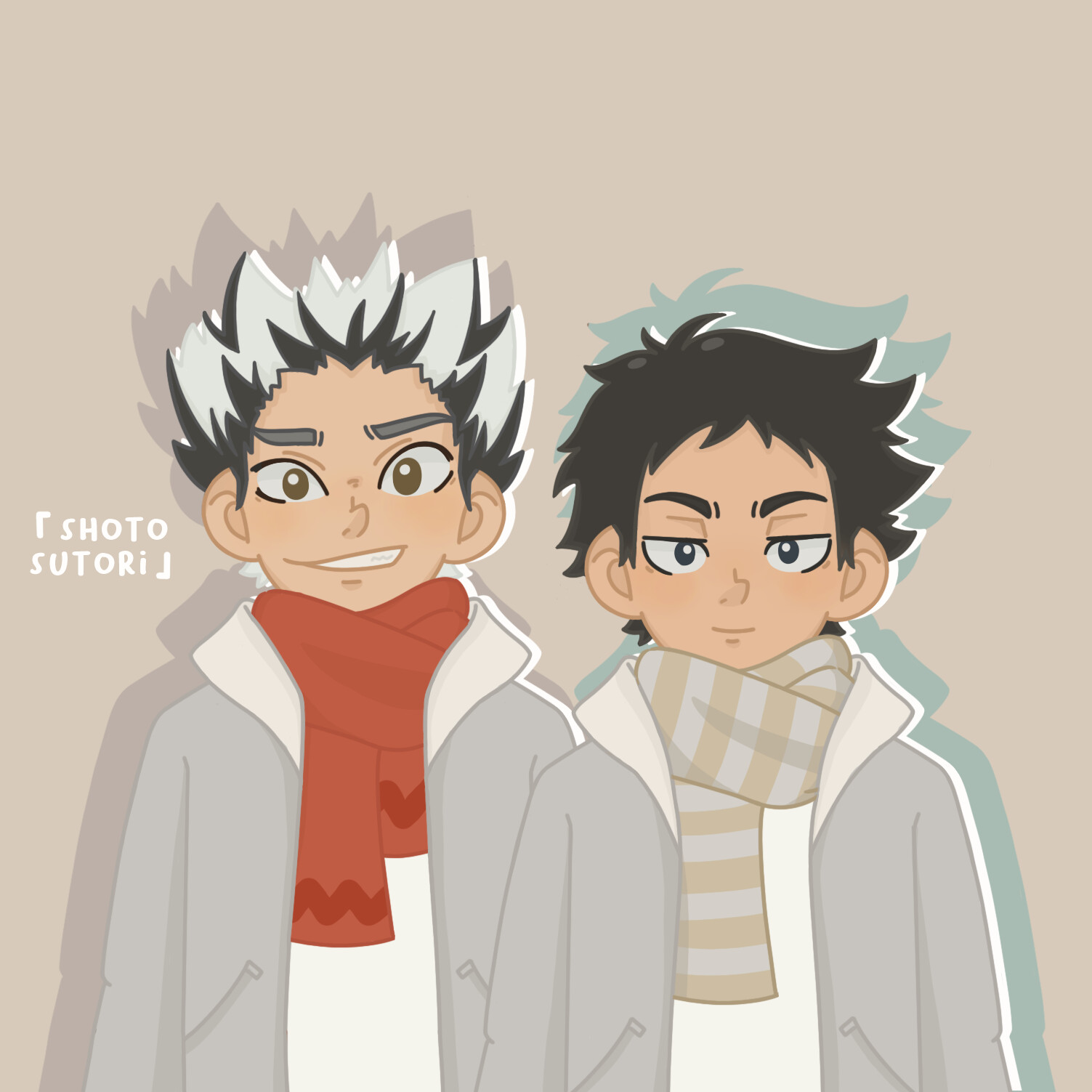 ArtStation - Bokuto & Akaashi