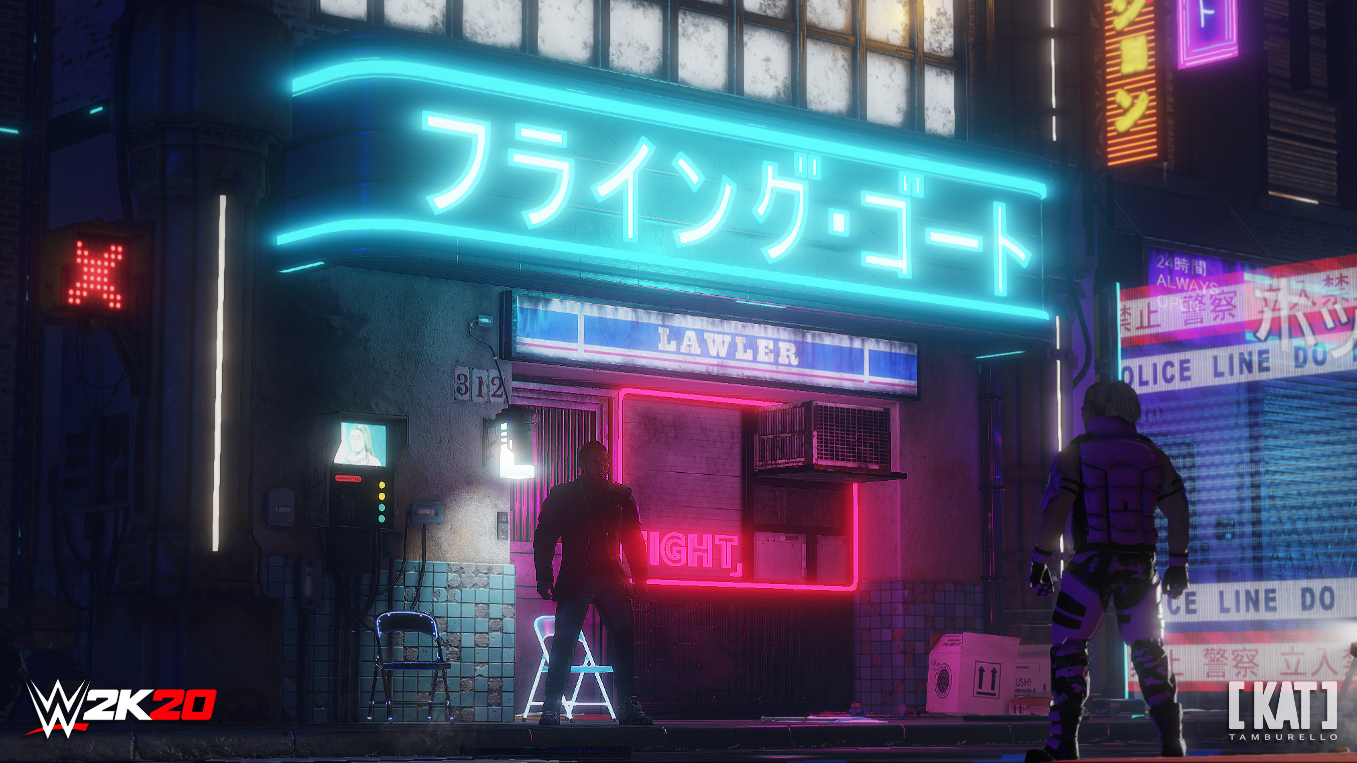 Kat Tamburello Portfolio - W2K20 Cyberpunk DLC