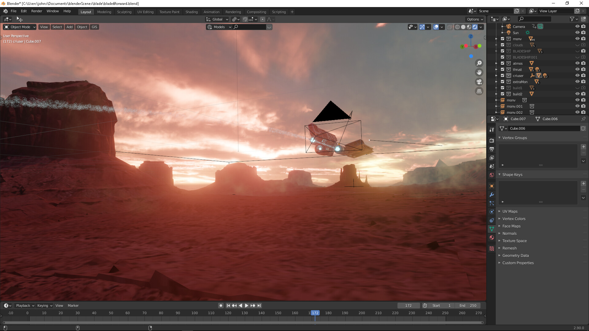 John Seru - Monument arrival