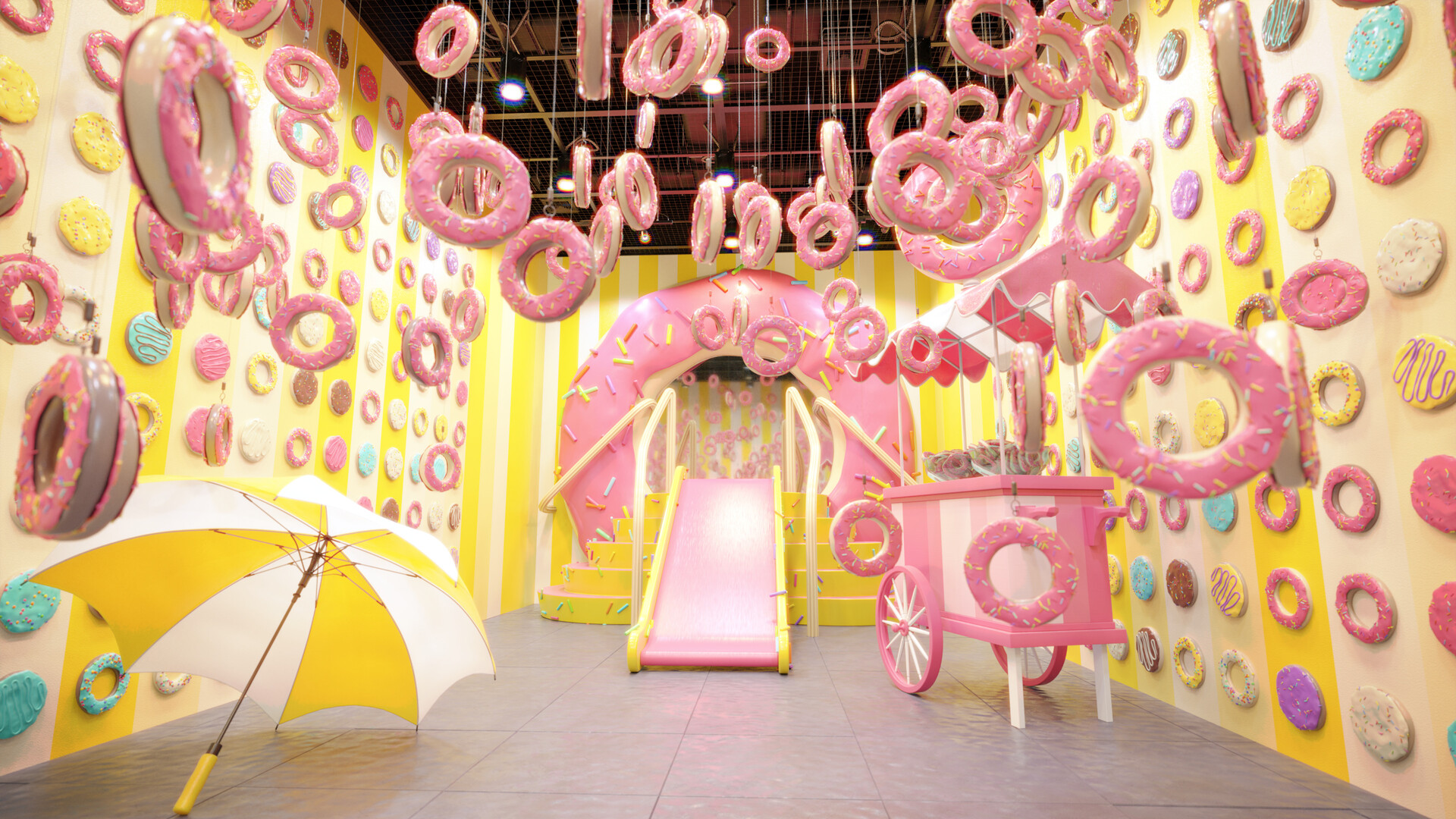 ArtStation - Donut Room - The Dessert Museum Singapore