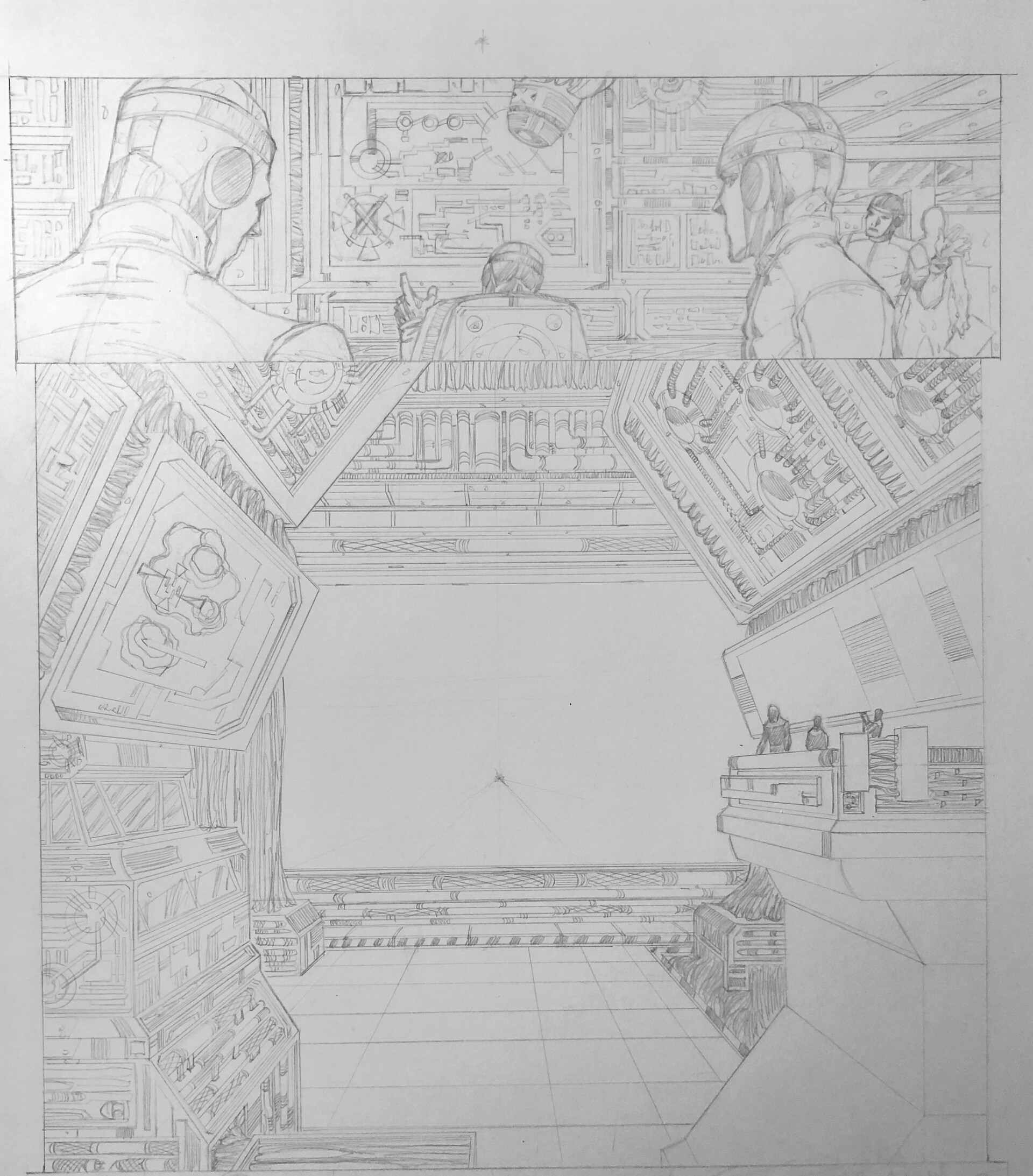 ArtStation - Comic book page progress