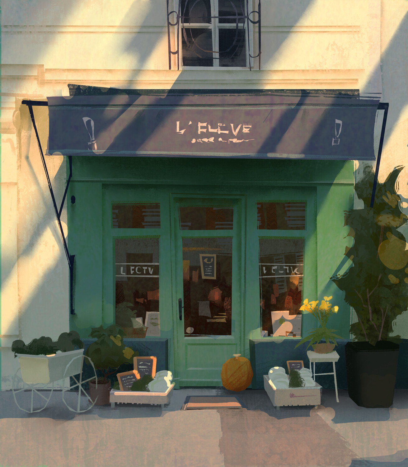 ArtStation - Cafe Lighting
