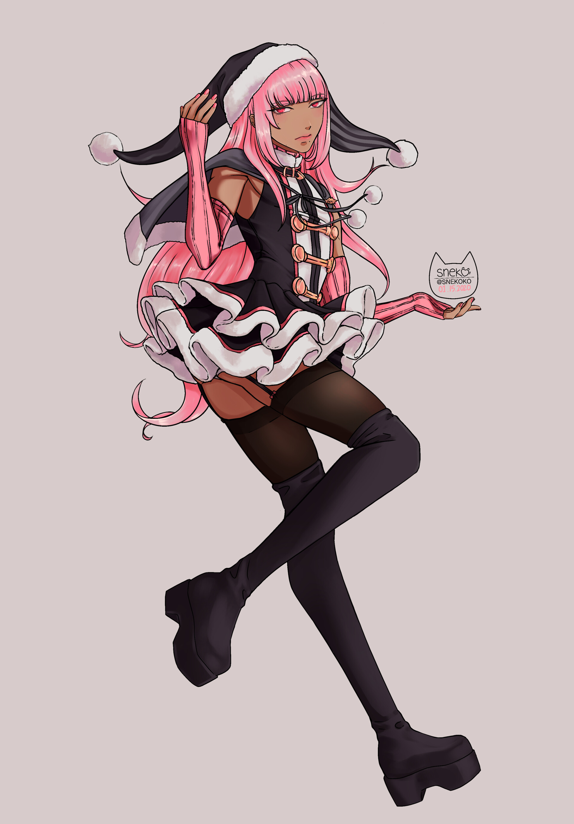 ArtStation - Sneko | Black Christmas Concept Art