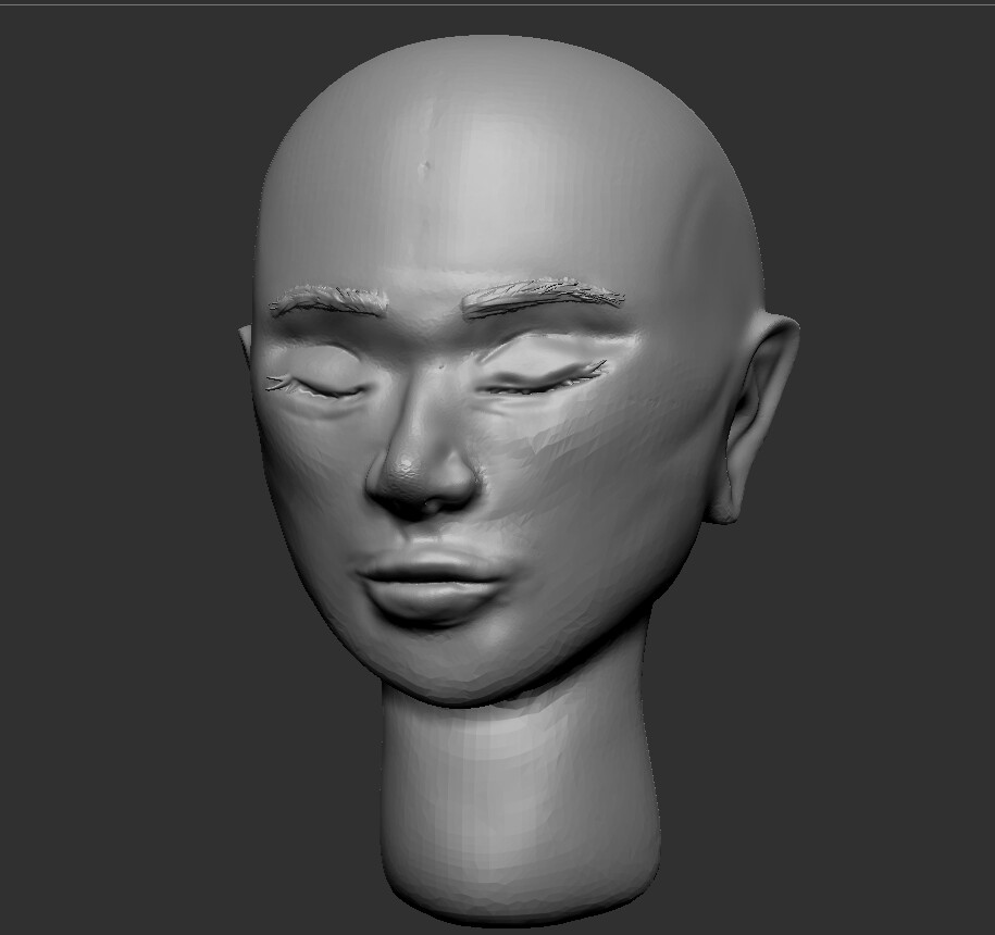 ArtStation - 3D model character head