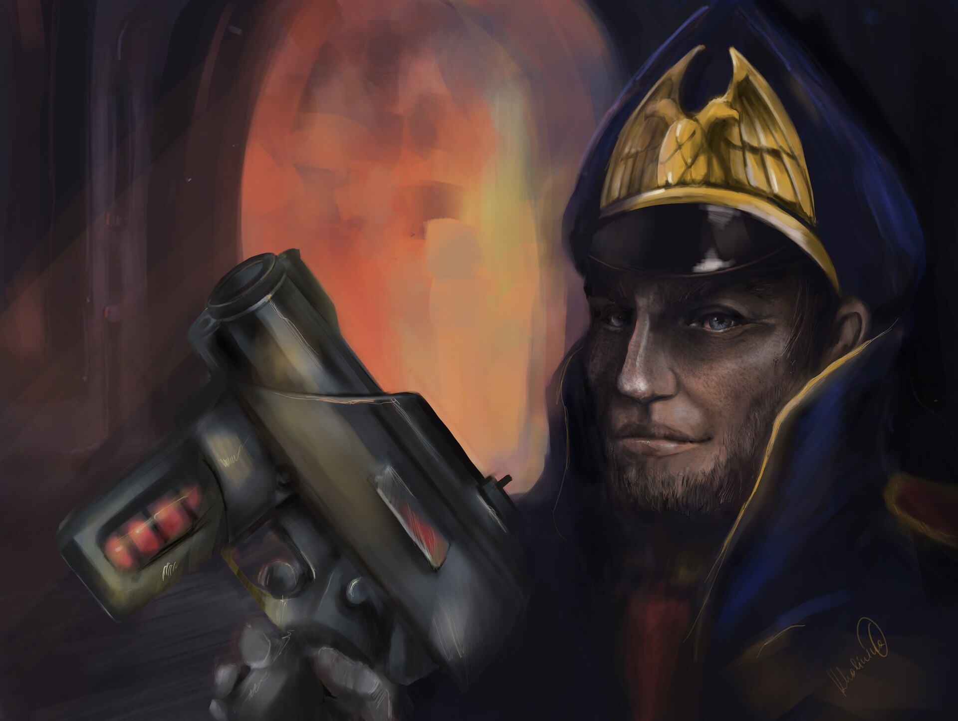 ArtStation - Ciaphas Cain Warhammer 40k