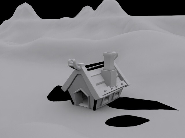 ArtStation - small cartoon house