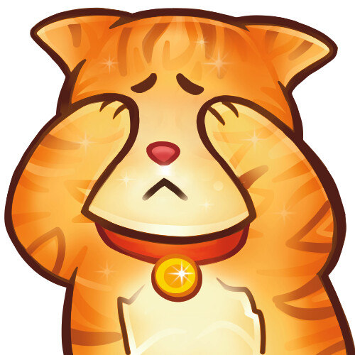 Scared Orange Cat Gif
