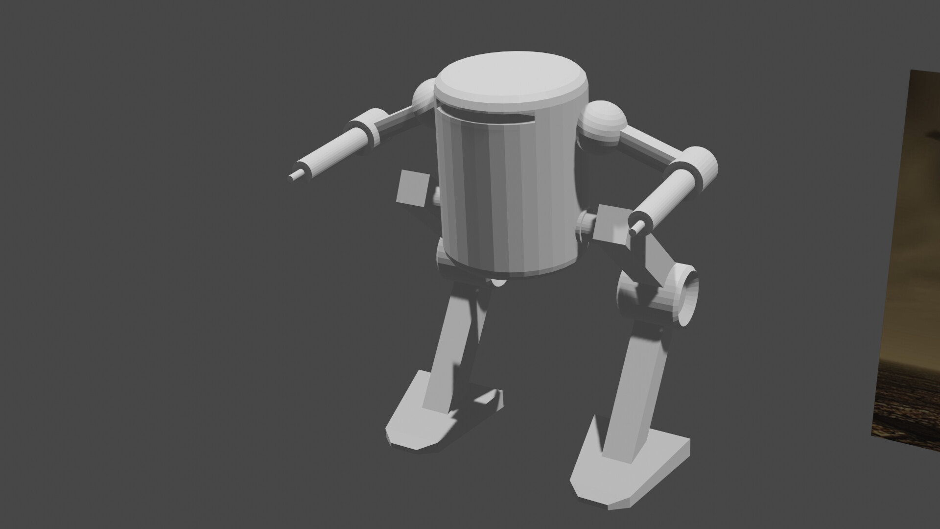 ArtStation - Simple 3D Mech