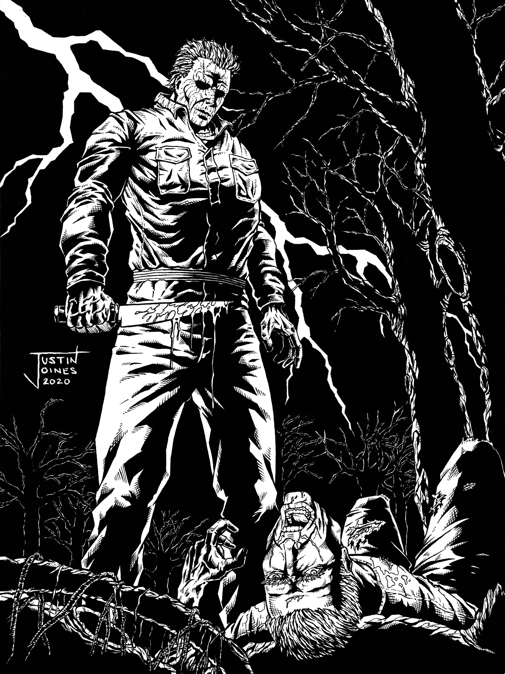 halloween michael myers coloring pages